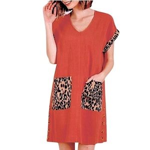 Allison Clothing | Dresses | Casual Leopard Print Dress | Poshmark